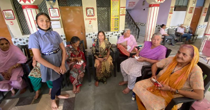 Excursion to Old Age Home