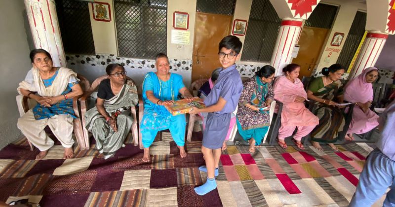 Excursion to Old Age Home